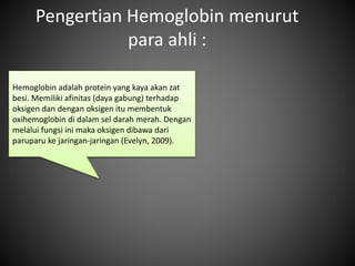 hemoglobin | PPTX