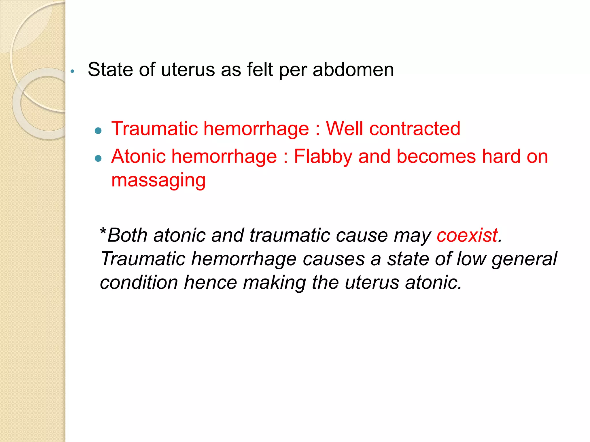 post partum haemorrhage | PPTX