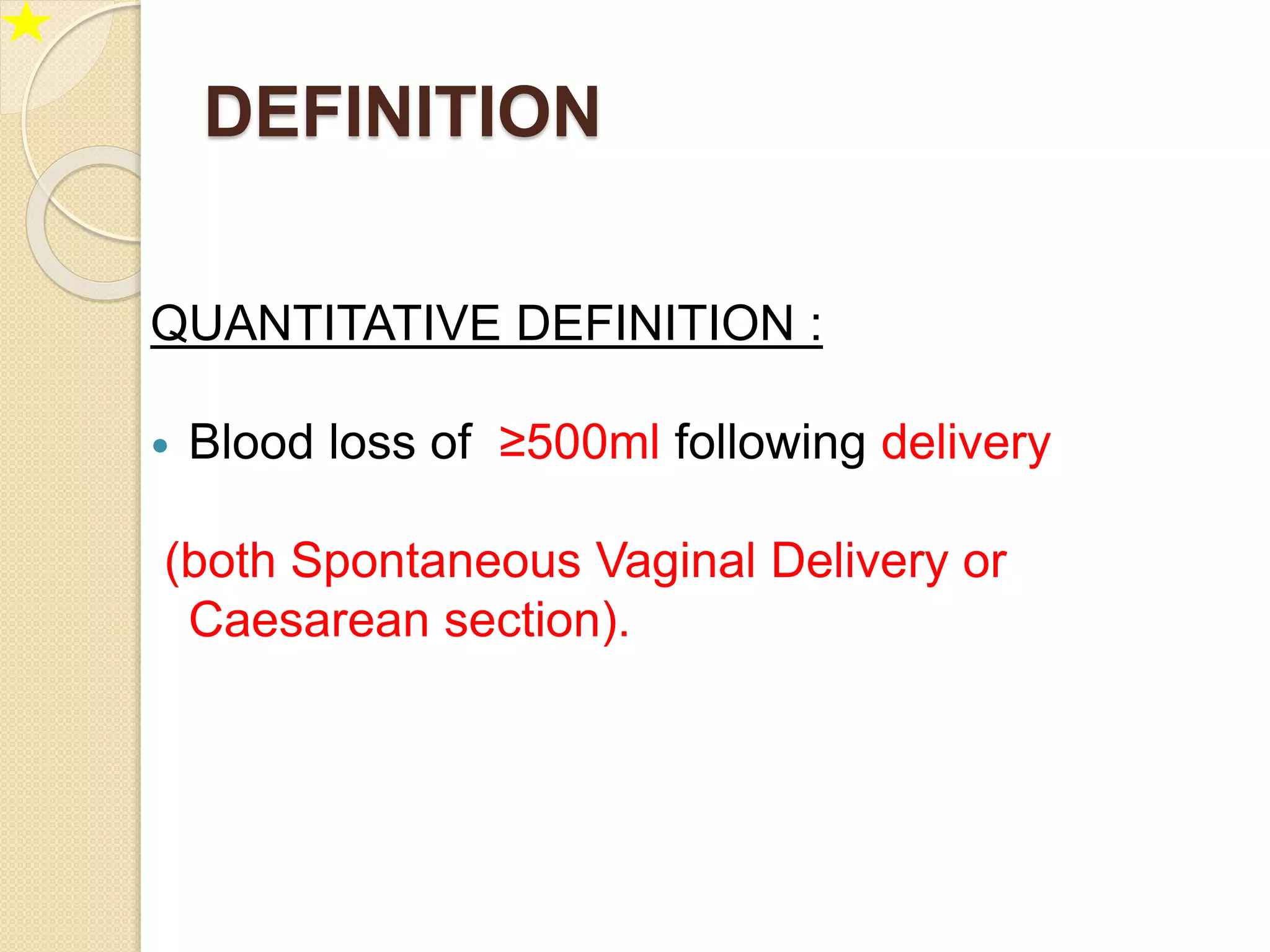 post partum haemorrhage | PPTX
