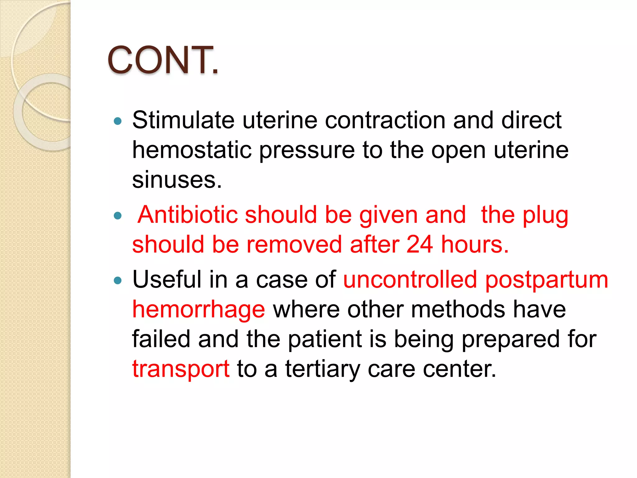 post partum haemorrhage | PPTX