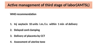 POST PARTUM HEMORRHAGE DRILLS AND SKILLS | PPTX