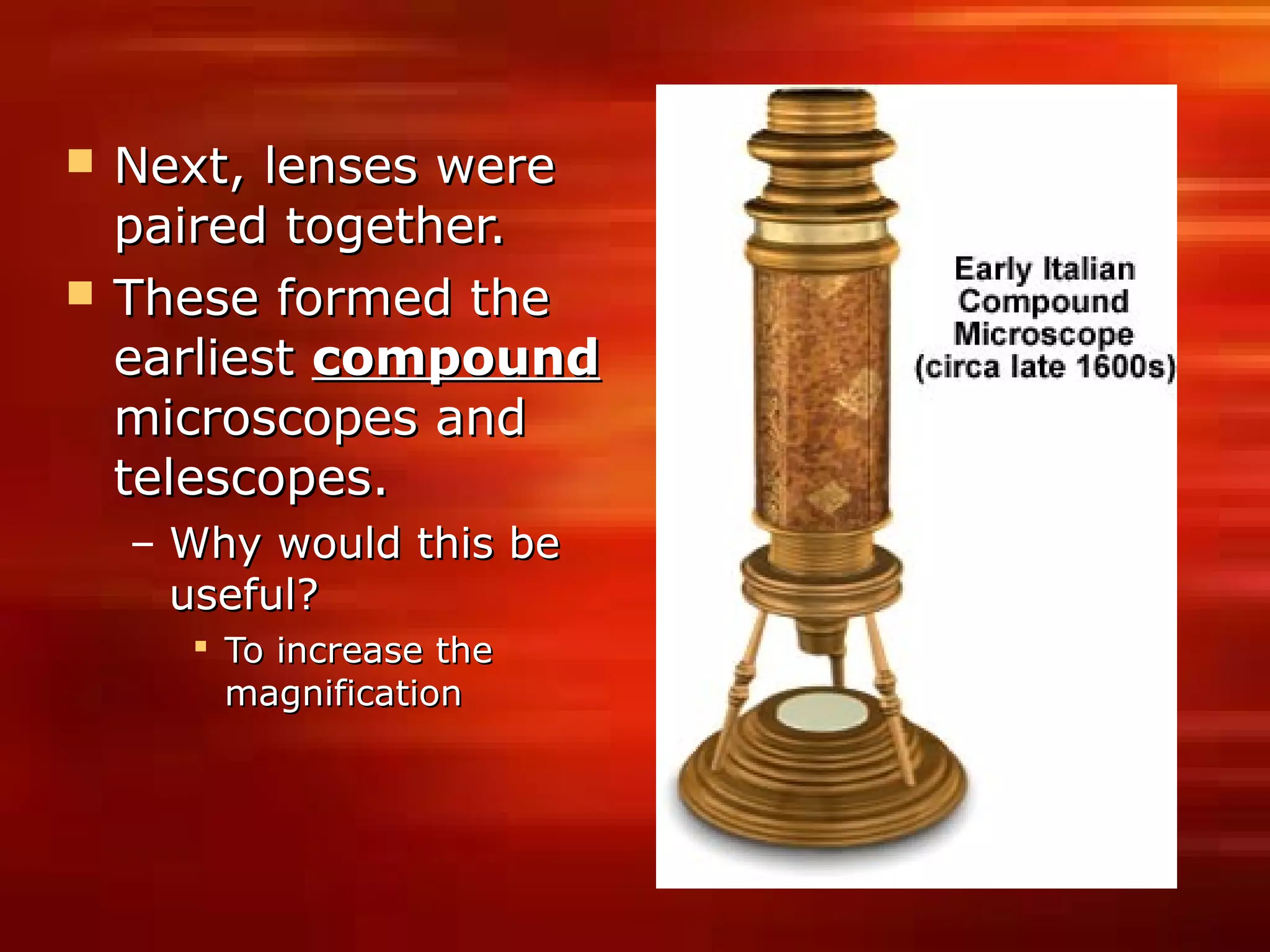 History of the Microscope | PPT