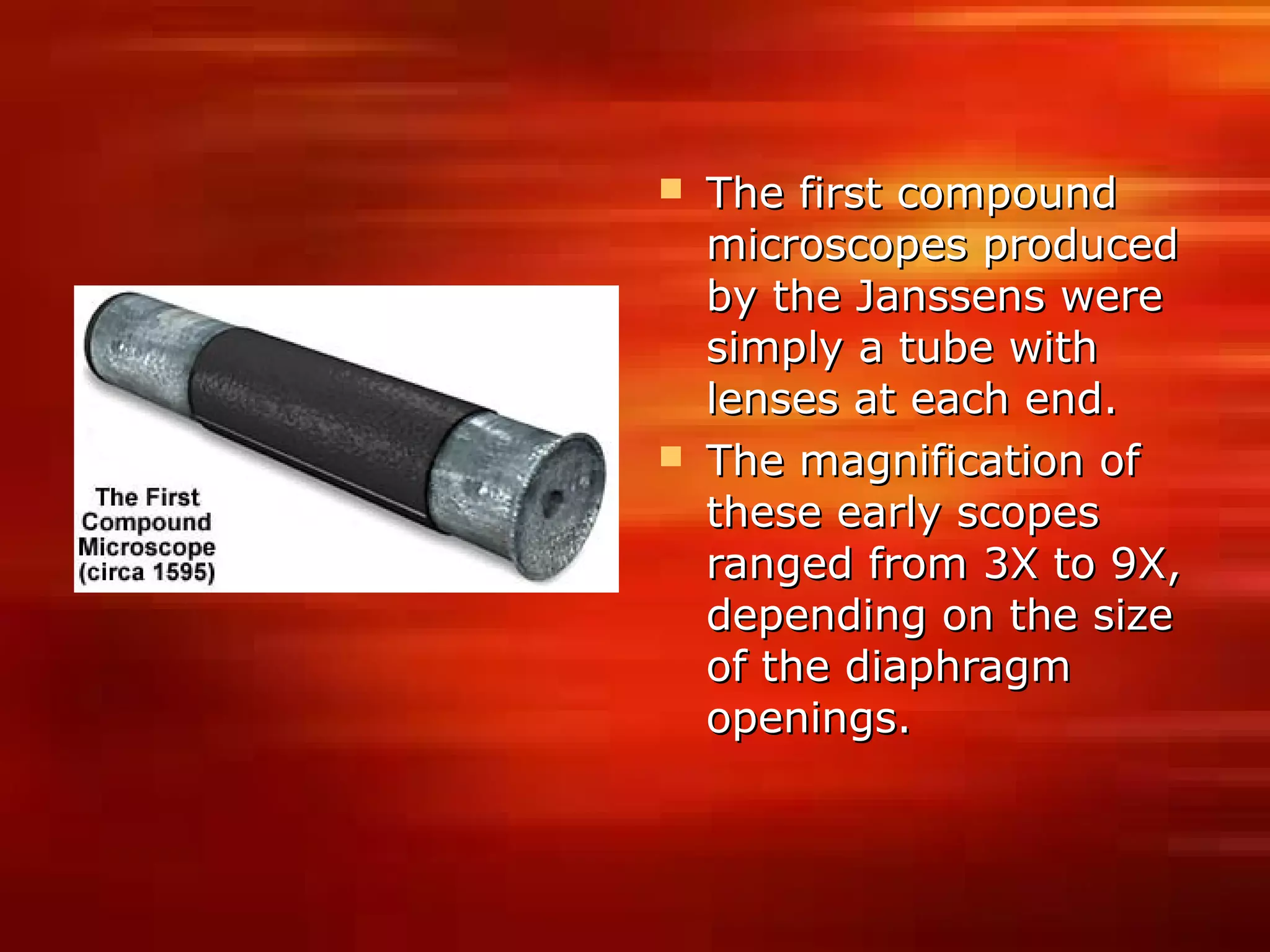 History of the Microscope | PPT