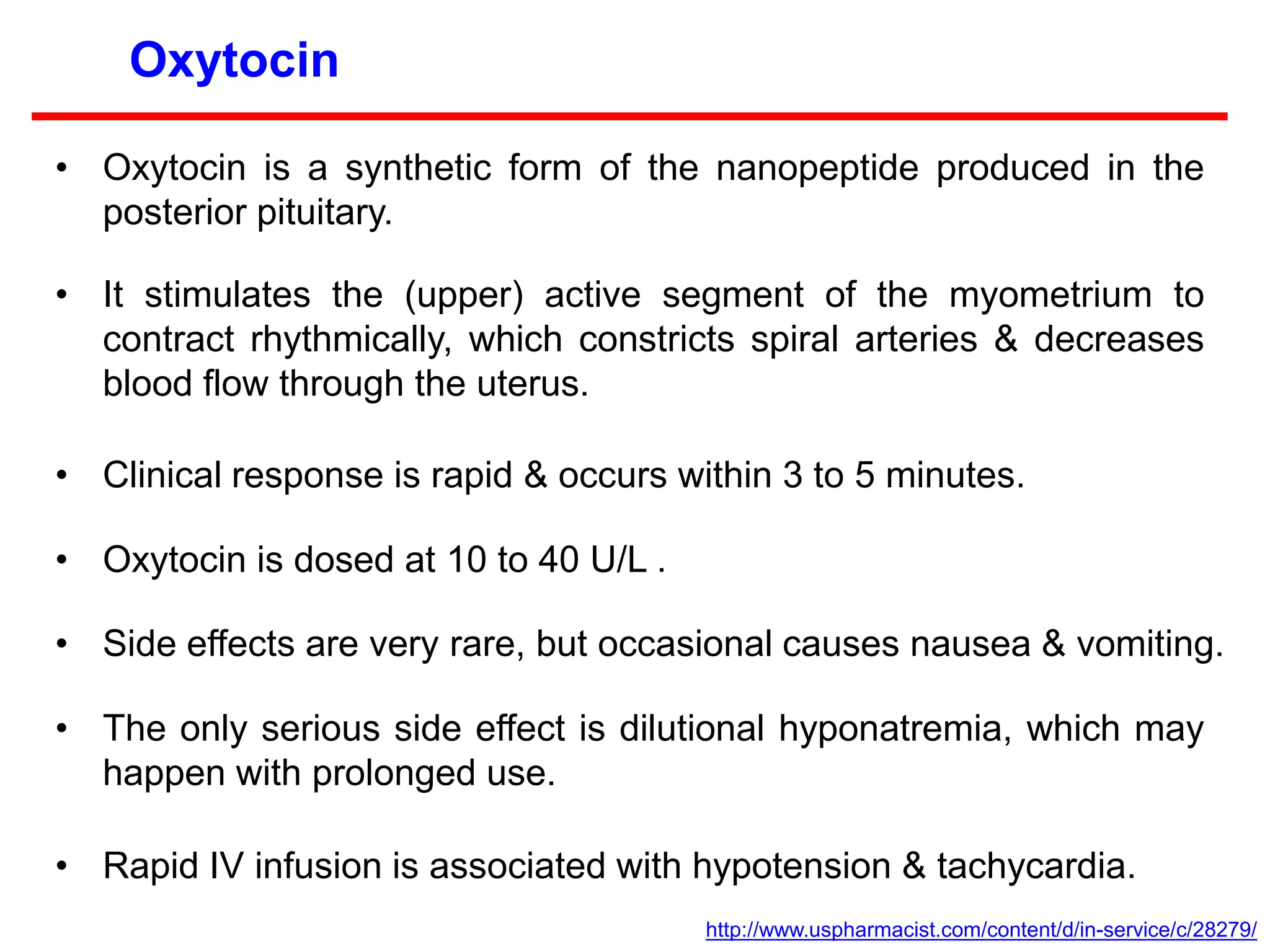 Management of Post-partum hemorrhage (PPH) | PPTX