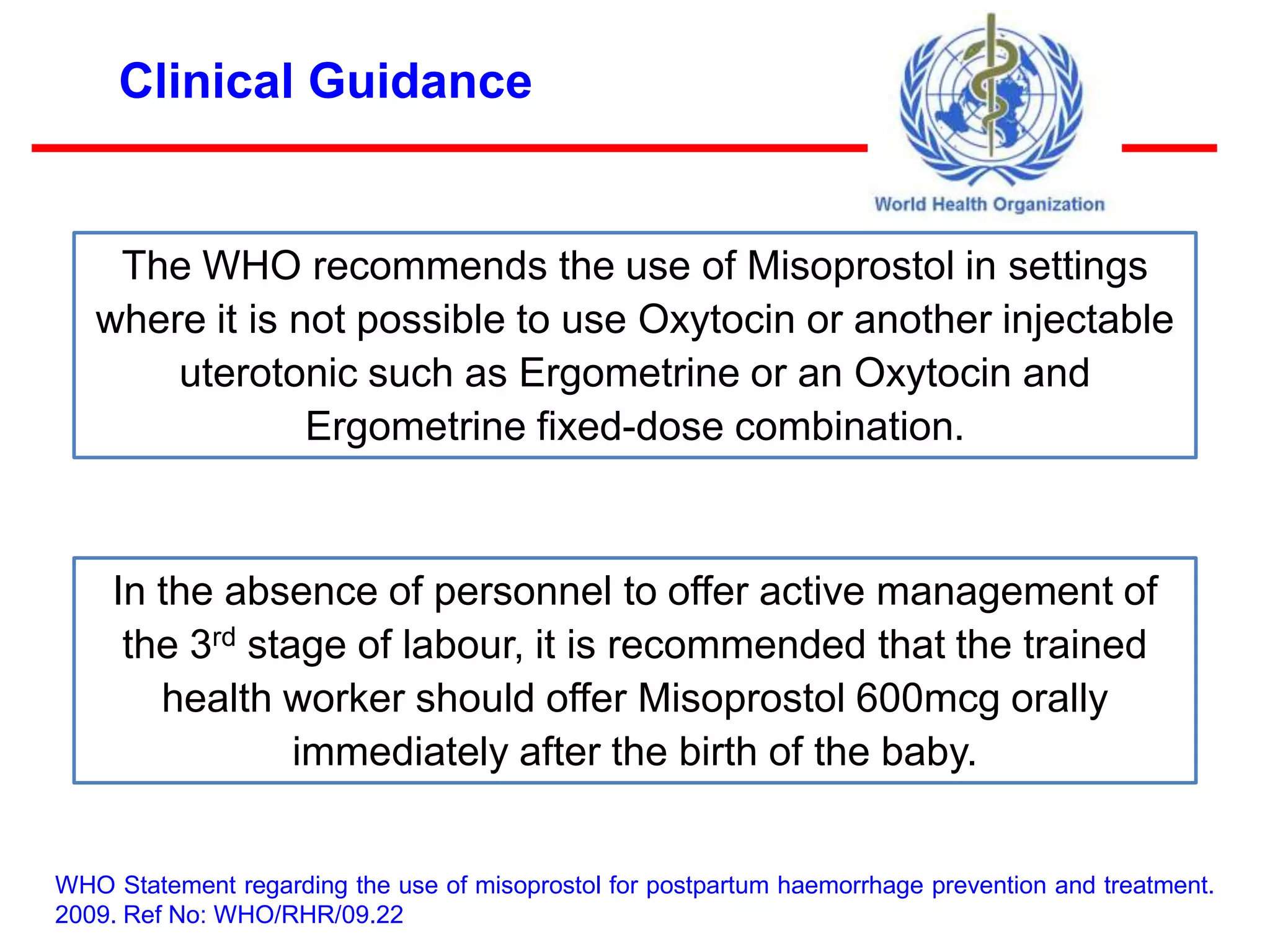 Management of Post-partum hemorrhage (PPH) | PPTX