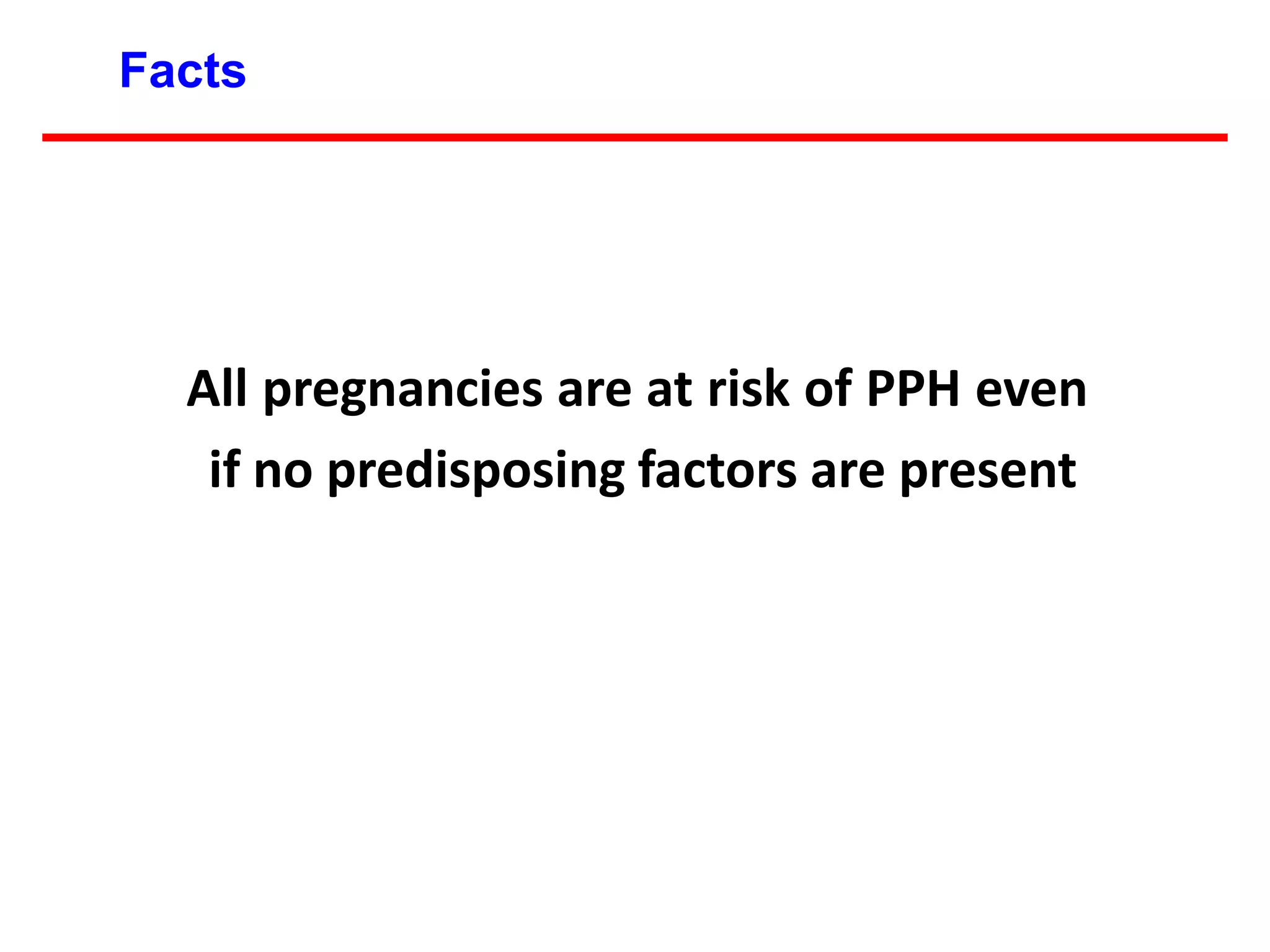 Management of Post-partum hemorrhage (PPH) | PPTX