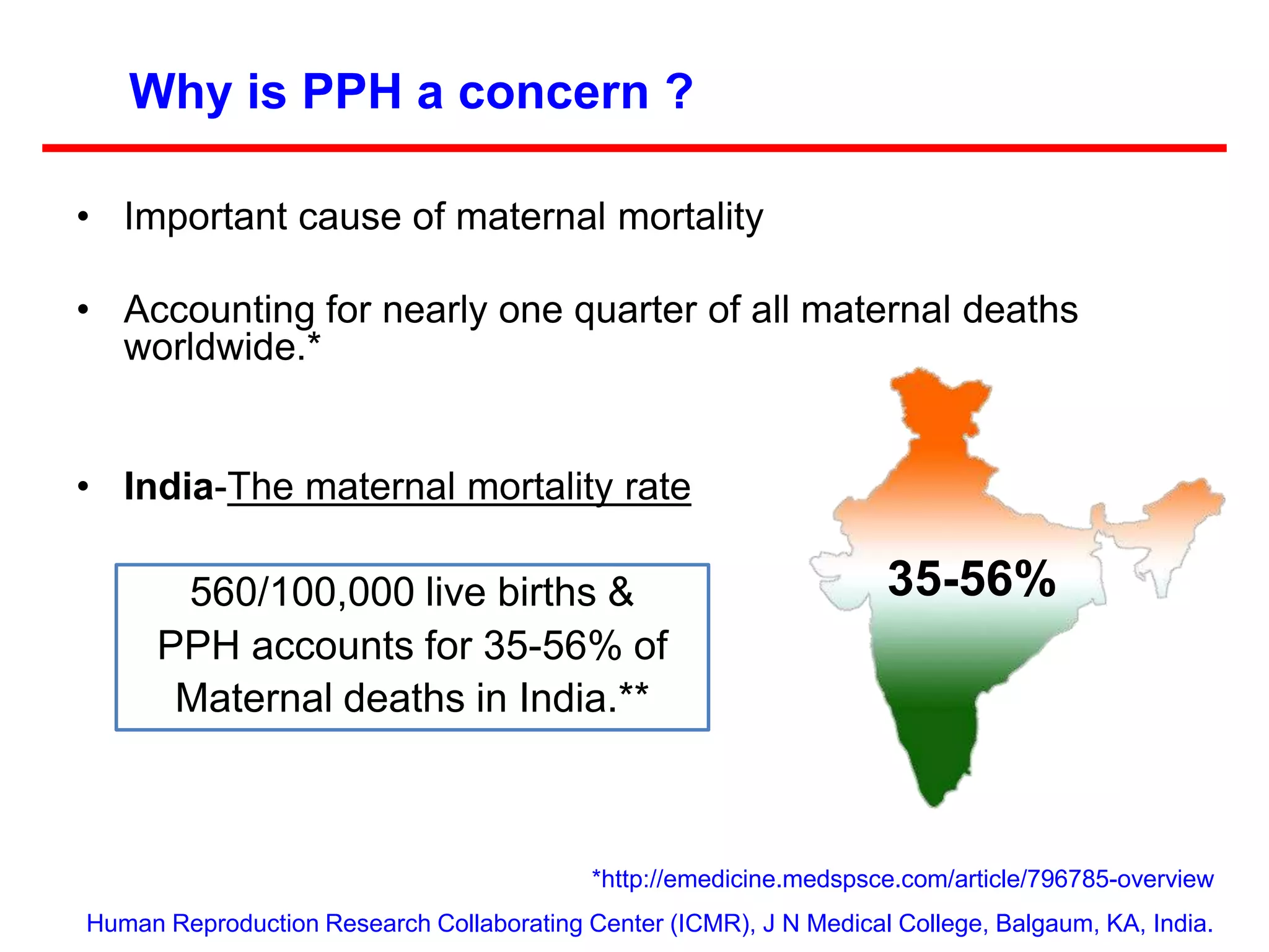Management of Post-partum hemorrhage (PPH) | PPTX