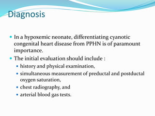 Persistent pulmonary hypertension | PPTX
