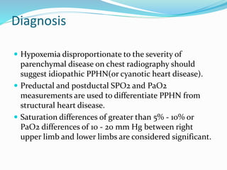 Persistent pulmonary hypertension | PPTX
