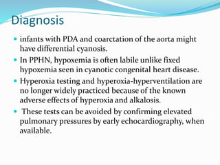 Persistent pulmonary hypertension | PPTX