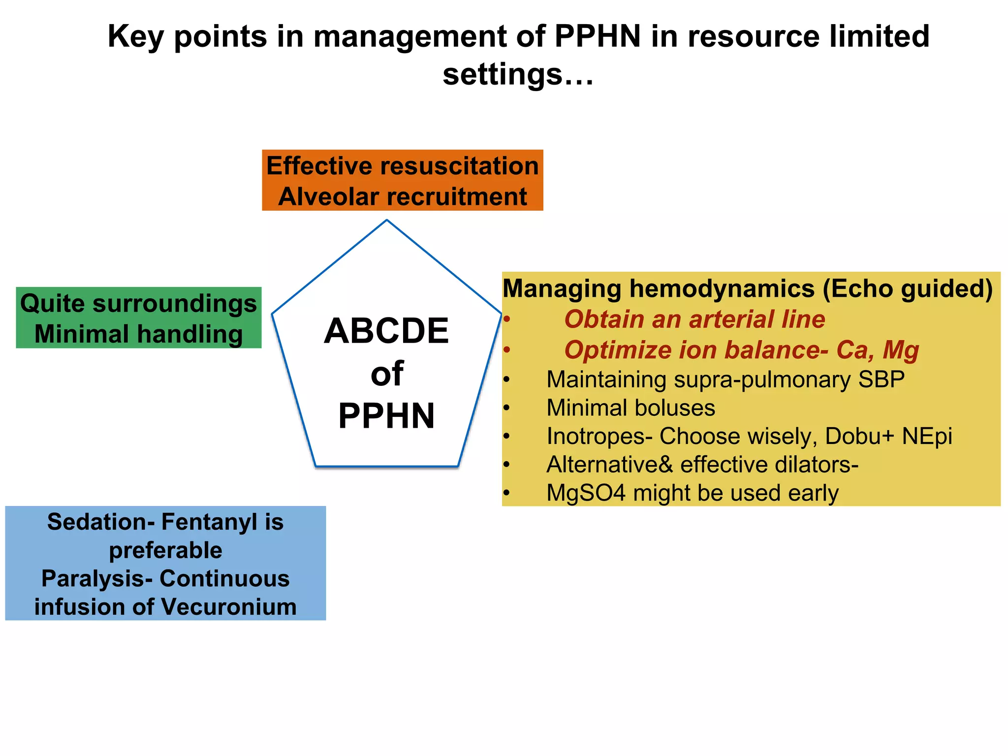 PPHN -pathophysiology and management | PPTX