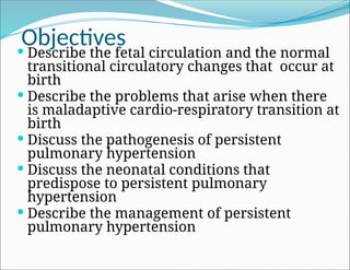 PPHN basic management and treatment..... | PPTX
