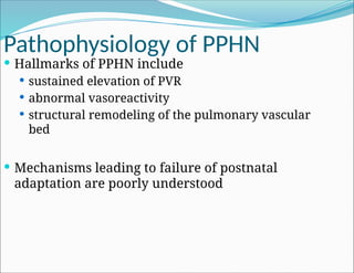PPHN basic management and treatment..... | PPTX