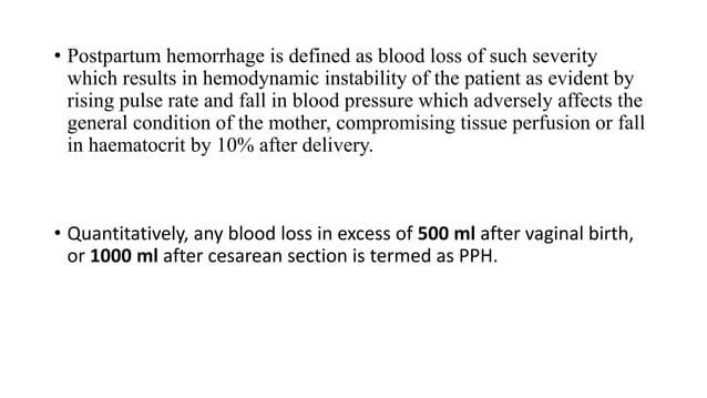 PPH obstetric drill.pptx | Pregnancy | Reproductive Health