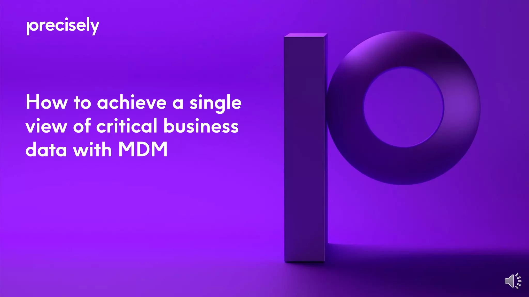 Achieving a Single View of Business – Critical Data with Master Data ...