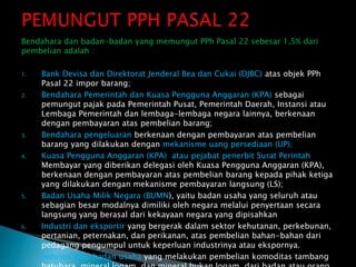 Penjelasan PPh pasal 22 | PPTX