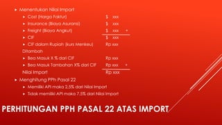 Presentasi PPh pasal 22 | PPTX