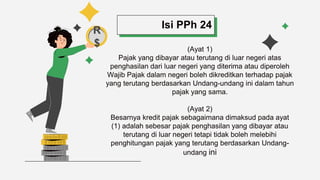 PPh Pasal 24 (Umiatul Azizah) | PPTX