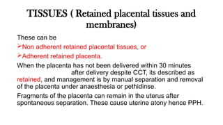 Management of Post Partum Hemorrhage (PPH)) | PPTX
