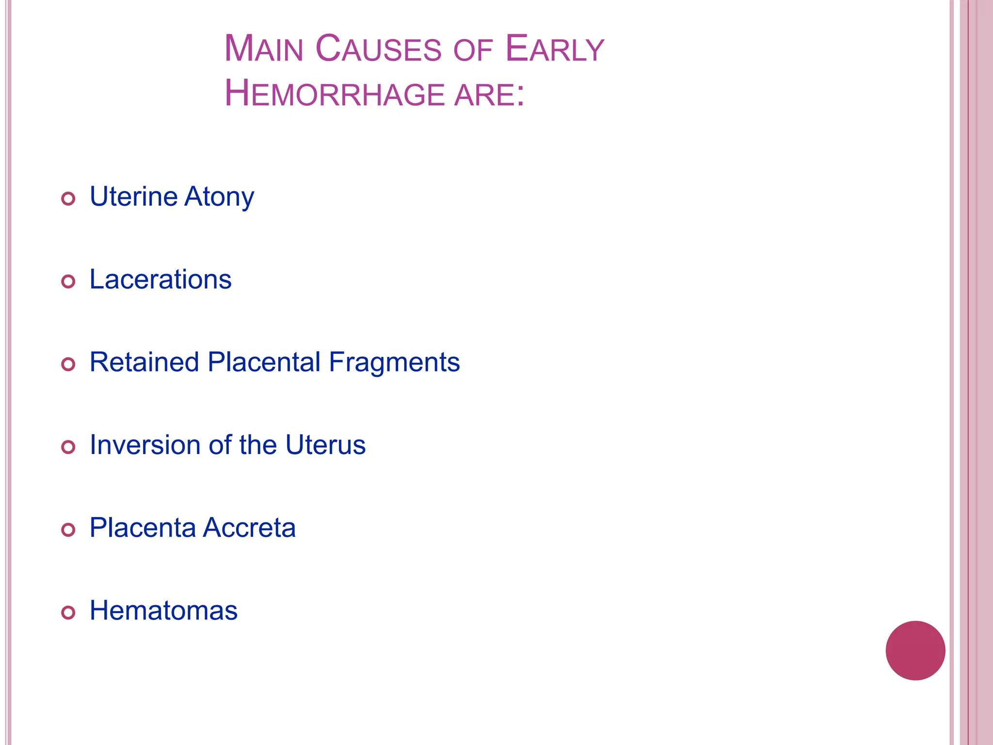 Post partum hemorrhage | PPT