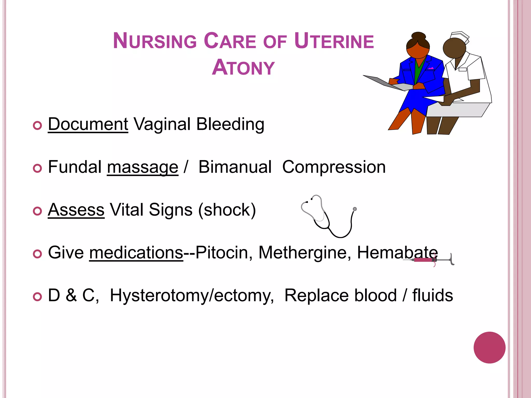 Post partum hemorrhage | PPT