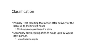 POST PARTUM HEMORRHAGE presentation.pptx