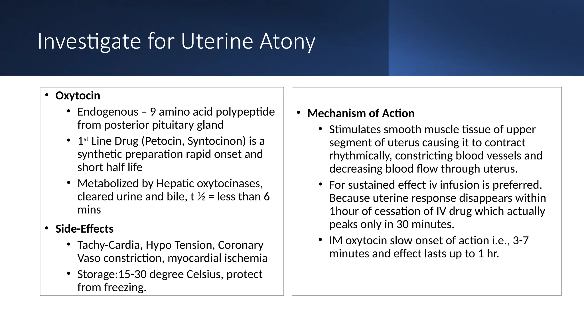 Postpartum hemorrhage-obstetric anaesthesia | PPTX