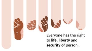 Universal Declaration of Human Right Article 3 | PPT