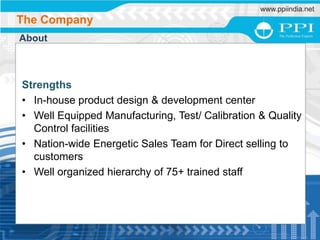 Process Precision Instruments | PPTX | Manufacturing Industry | Industries