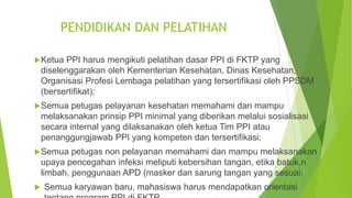 power point Pencegahan dan Pengenadalian Infeksi (PPI) | PPTX