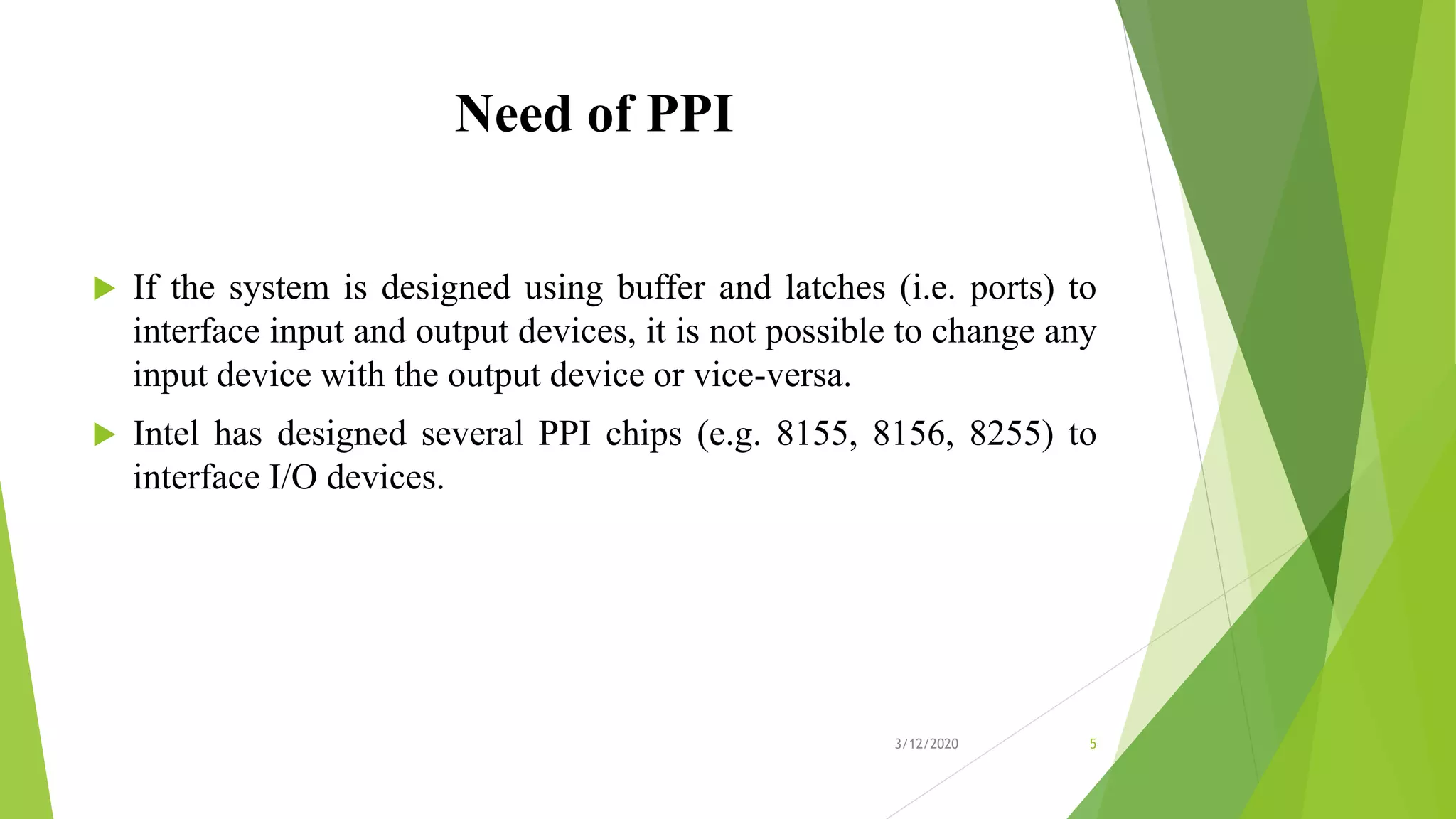 Programmable Peripheral Interface | PPTX