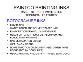 Ppi intro to inks | PPT