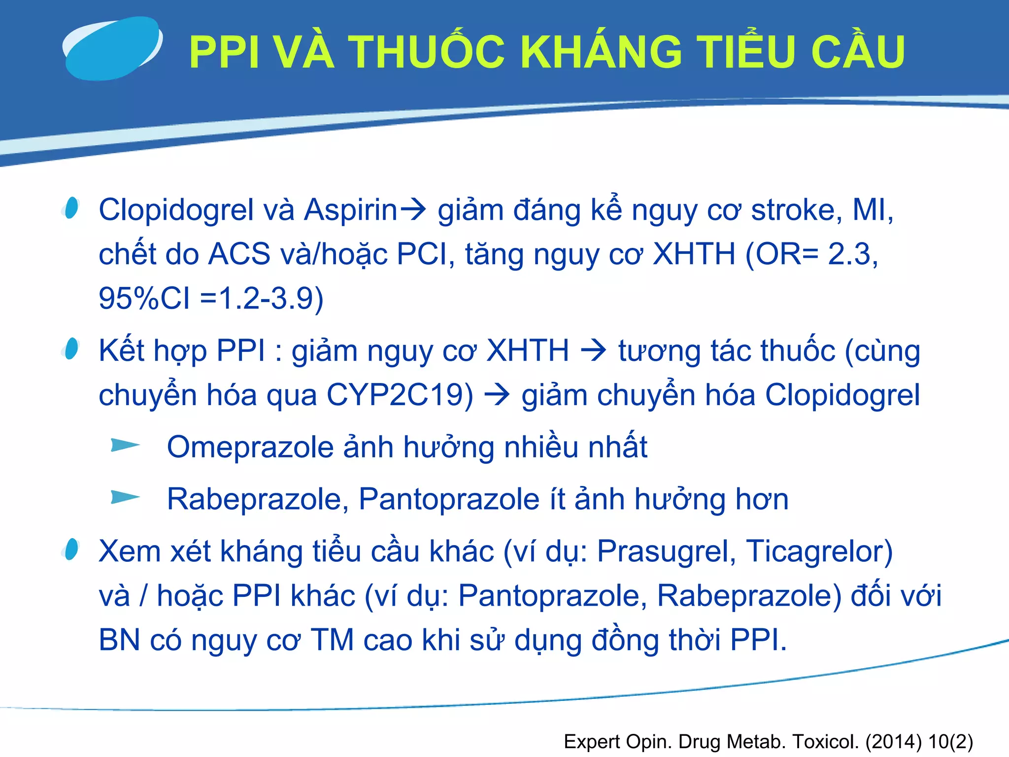 Sử dụng PPI ức bơm proton | PPT