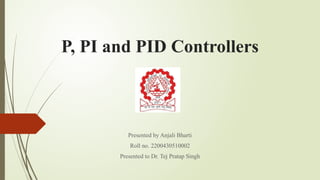 P, PI and PID Controllers presentation.pptx