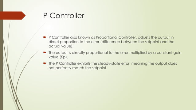 P, PI and PID Controllers presentation.pptx