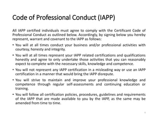IAPP certification programs overview | PPT