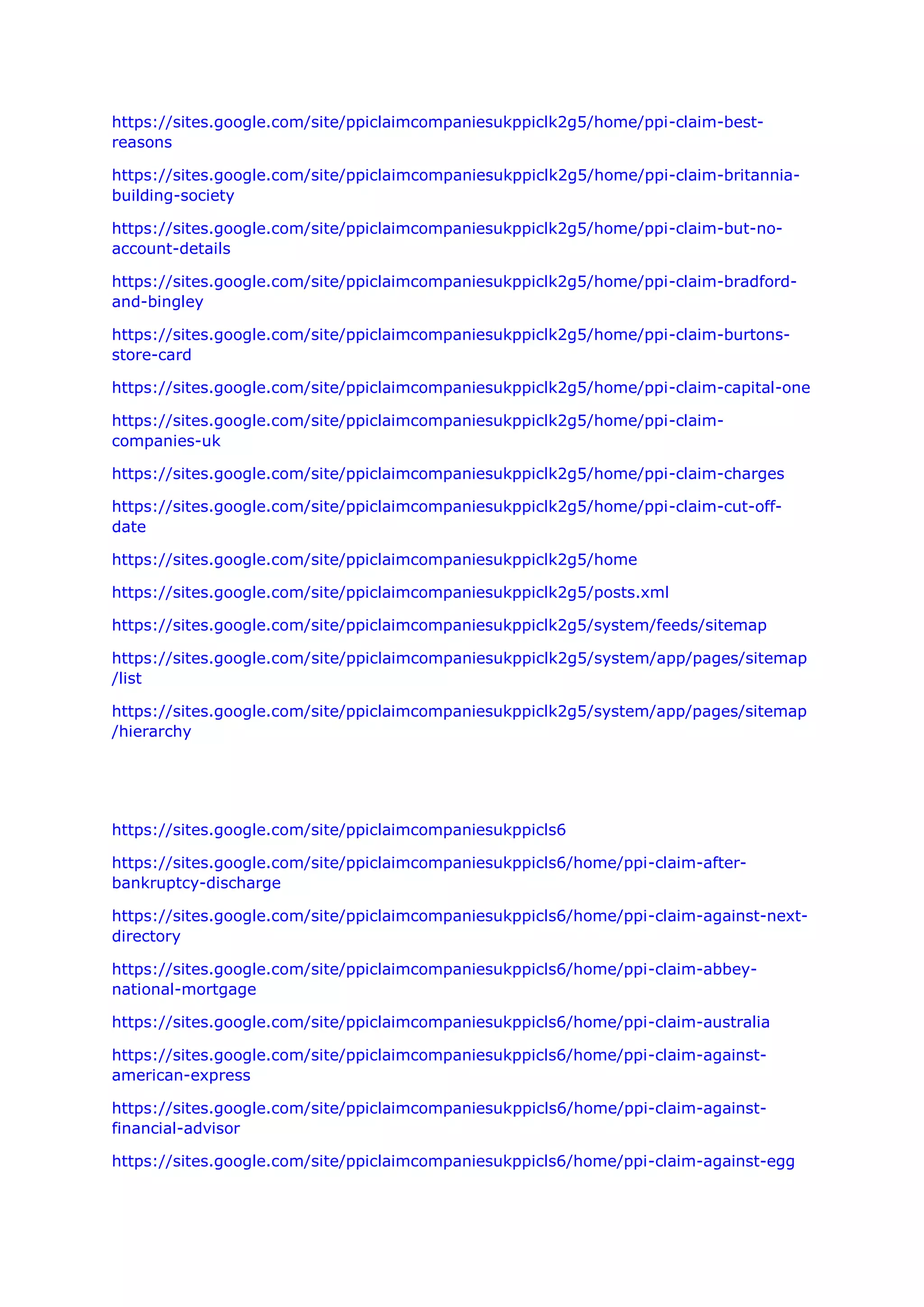 Ppi Claim Companies UK | PDF