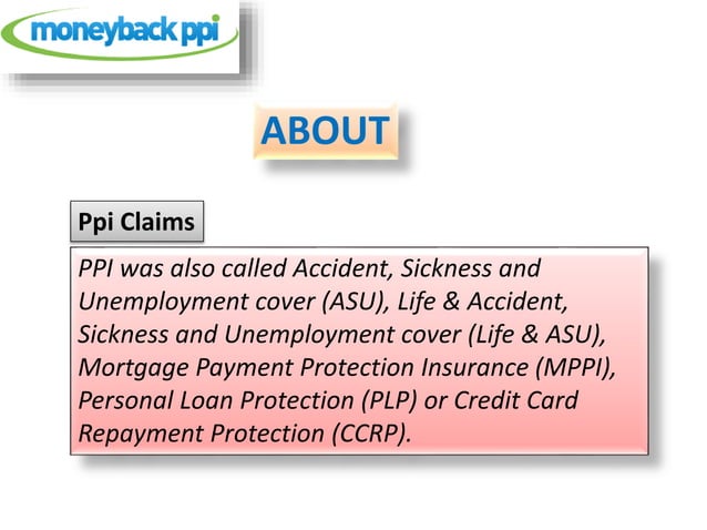 Ppi claims | PPT