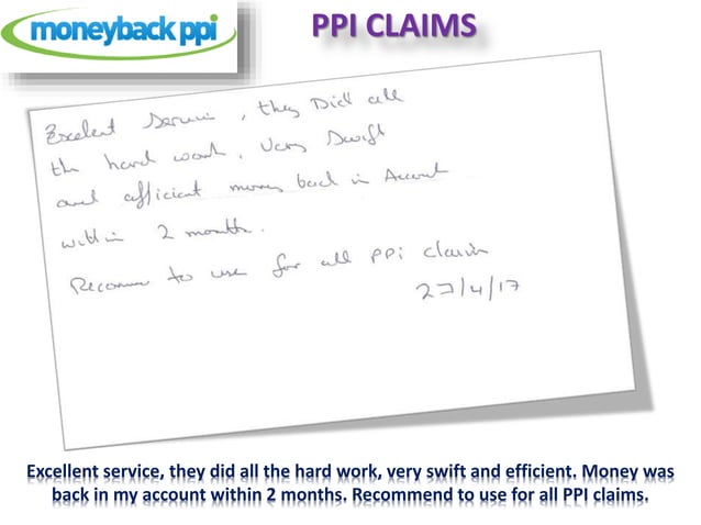 Ppi claims | PPT