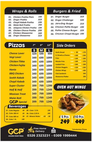 golden crust pizza new faast food menu .pdf