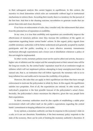 Barro, Robert and David B. Gordon, Rules, Discretion and Reputation in ...