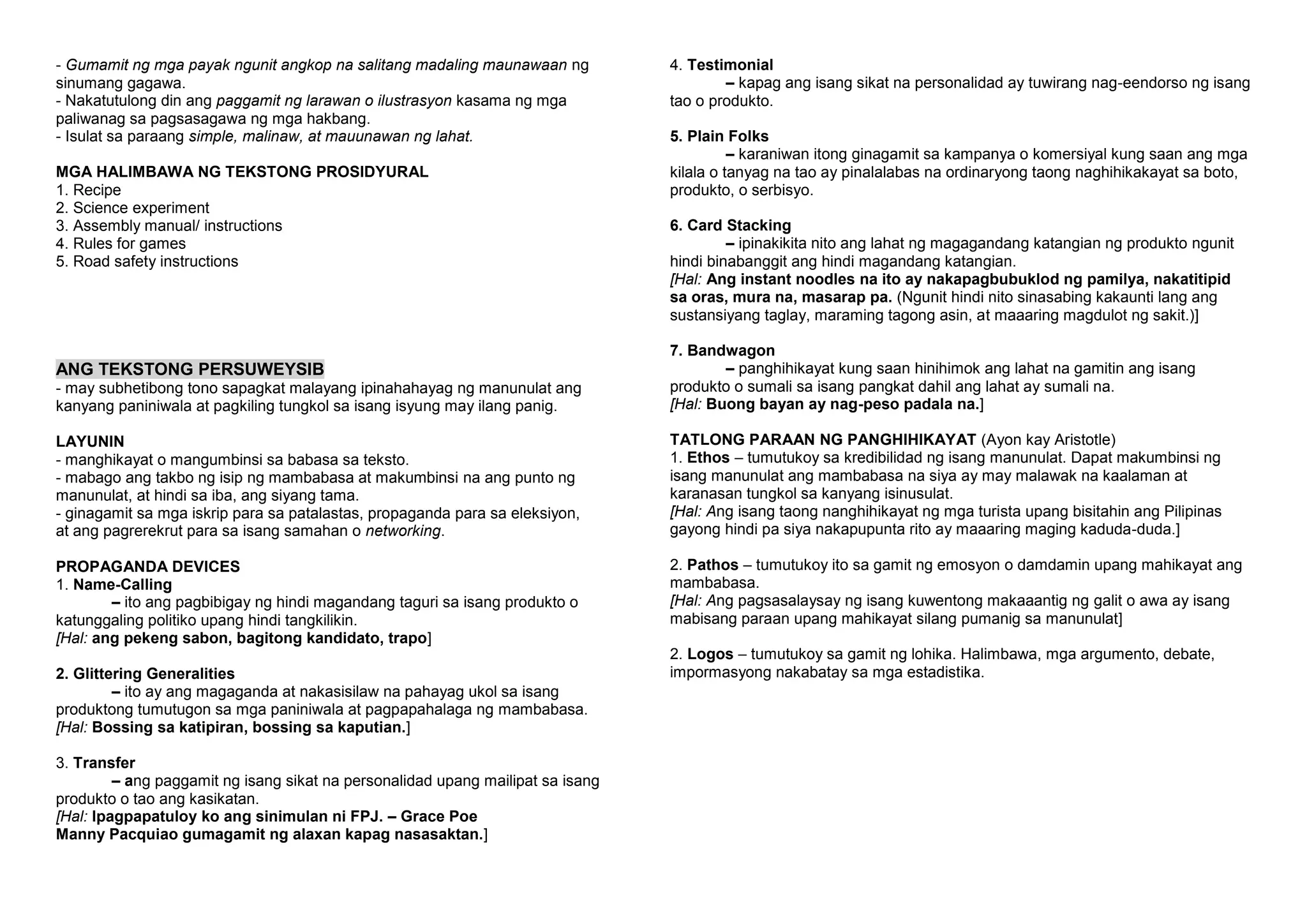 Pagbasa at Pagsusuri ng Iba't Ibang Teksto Tungo sa Pananaliksik ...