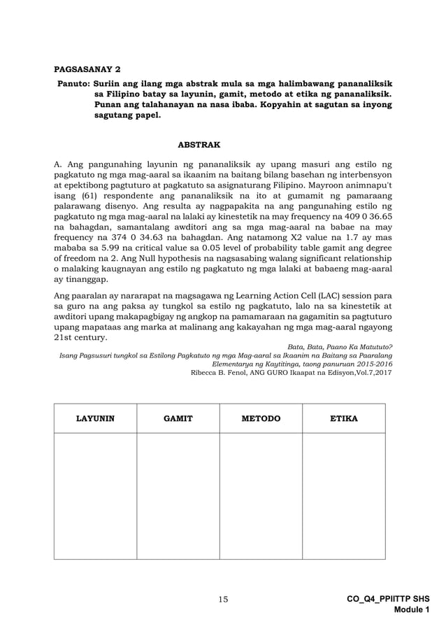 PPIITTP_Q4_M1_Pagsusuri-ng-ilang-halimbawang-pananaliksik-sa-Filipino-batay-sa-layunin-gamit ...