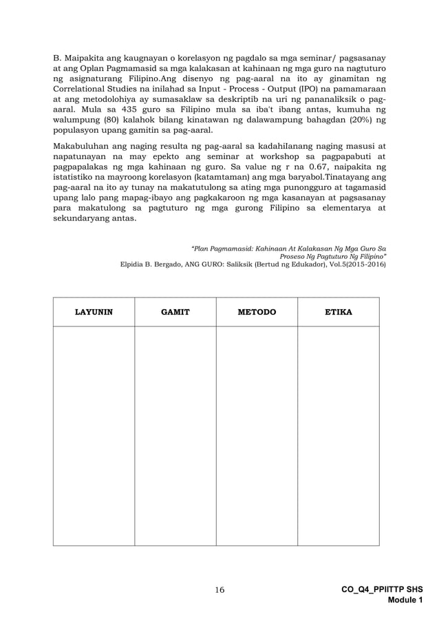 PPIITTP_Q4_M1_Pagsusuri-ng-ilang-halimbawang-pananaliksik-sa-Filipino-batay-sa-layunin-gamit ...