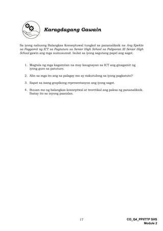 Pagbibigay Kahulugan sa mga Konseptong Kaugnay ng Pananaliksik | PDF