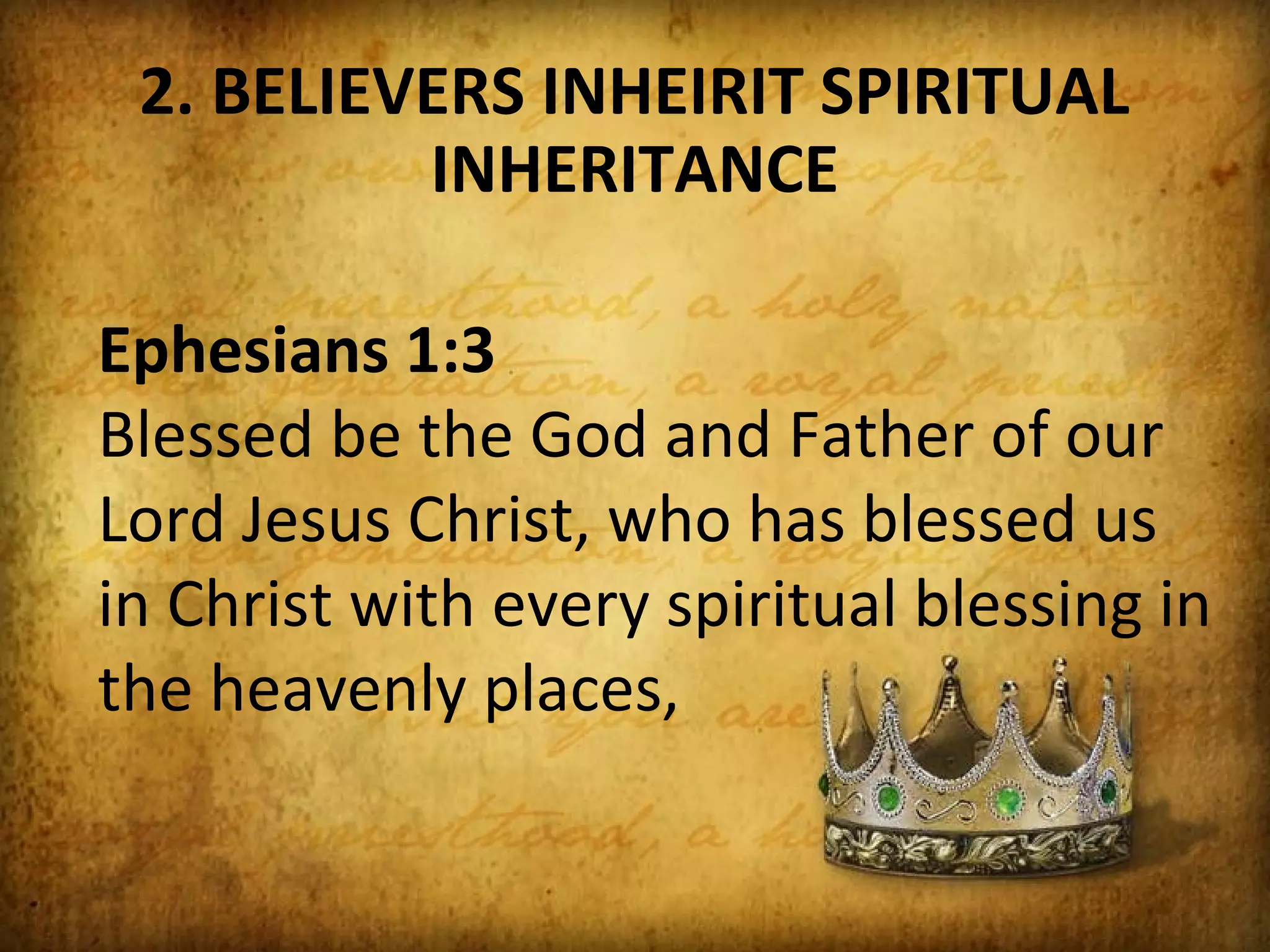 Our Godly inheritance | PPT