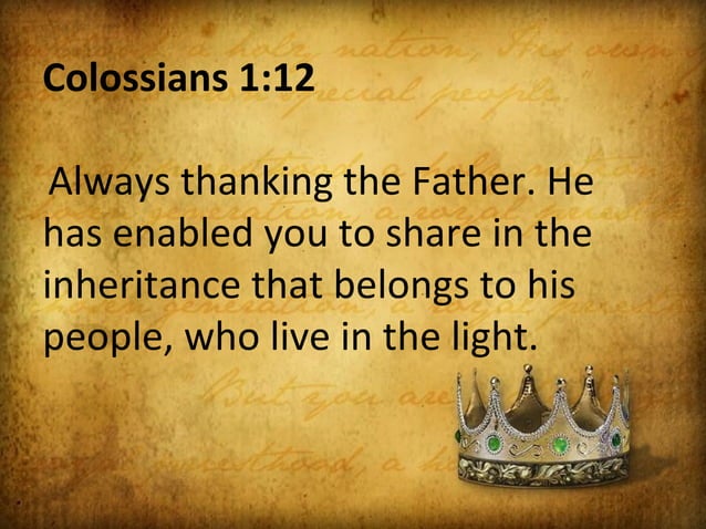 Our Godly inheritance | PPT | Christianity | Religion & Spirituality