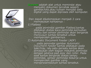 Macam perangkat Input beserta fungsinya | PPT