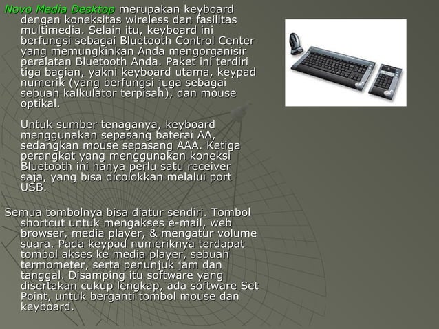 Macam perangkat Input beserta fungsinya | PPT