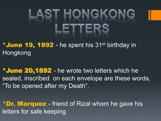 powerpoint presentation in Rizal | PPTX